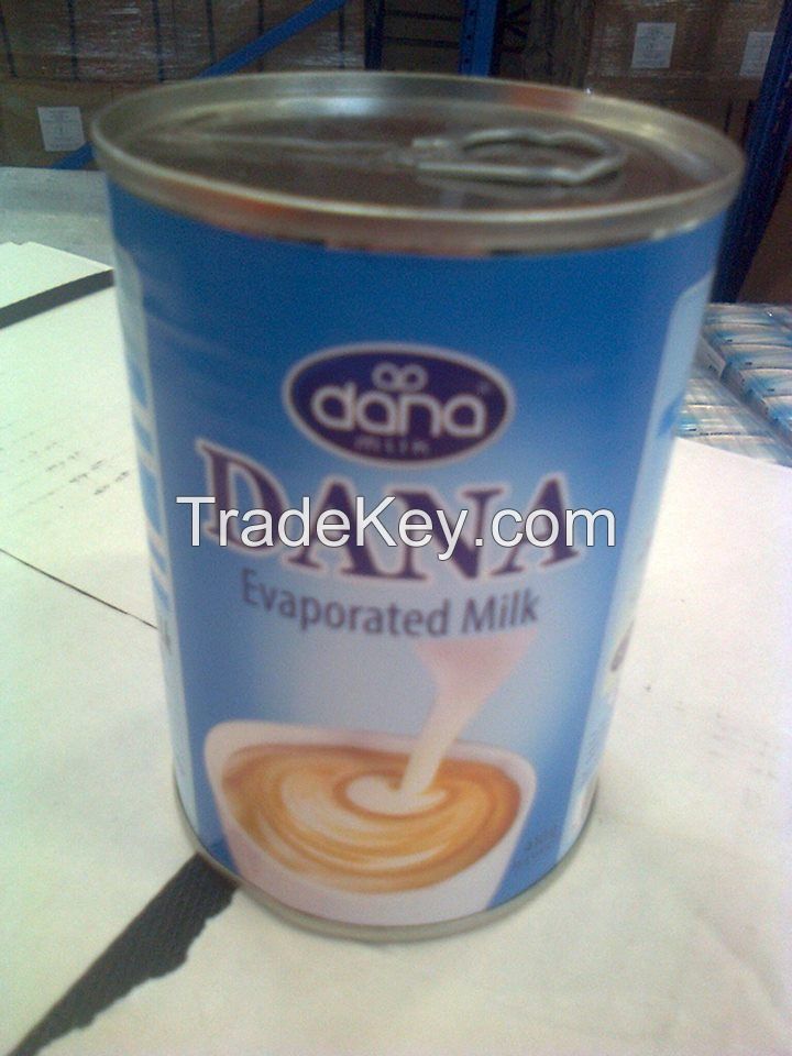 DANA Evaporated Milk,Evaporated Milk Full Cream 410g - DANA By Powder ...