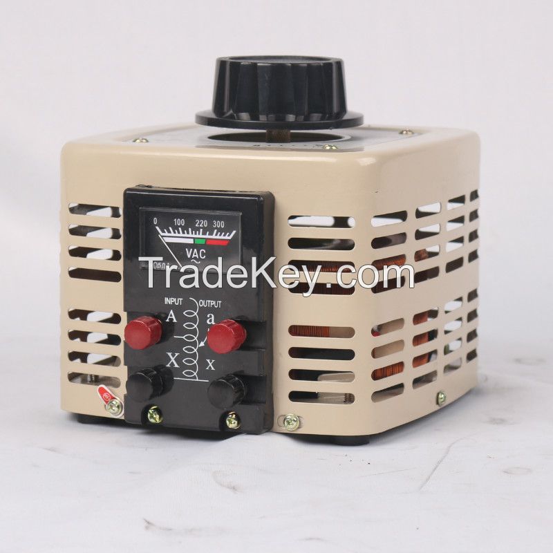 TDGC2 series contact type voltage Regulator, VARIAC By Zhejiang Guang ...