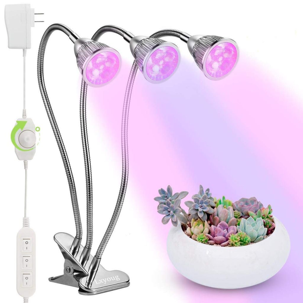 LED Grow Light,Grow Lights for Indoor Plants,Lxyoug Stepless Dimmable ...