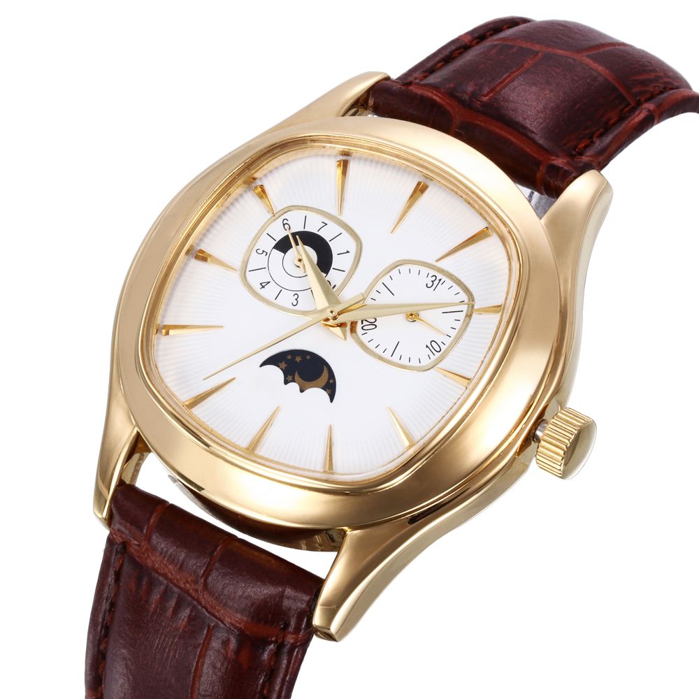 Most Fashion Customized Quartz Cheapest Moonphase Watch OEM Trendy ...