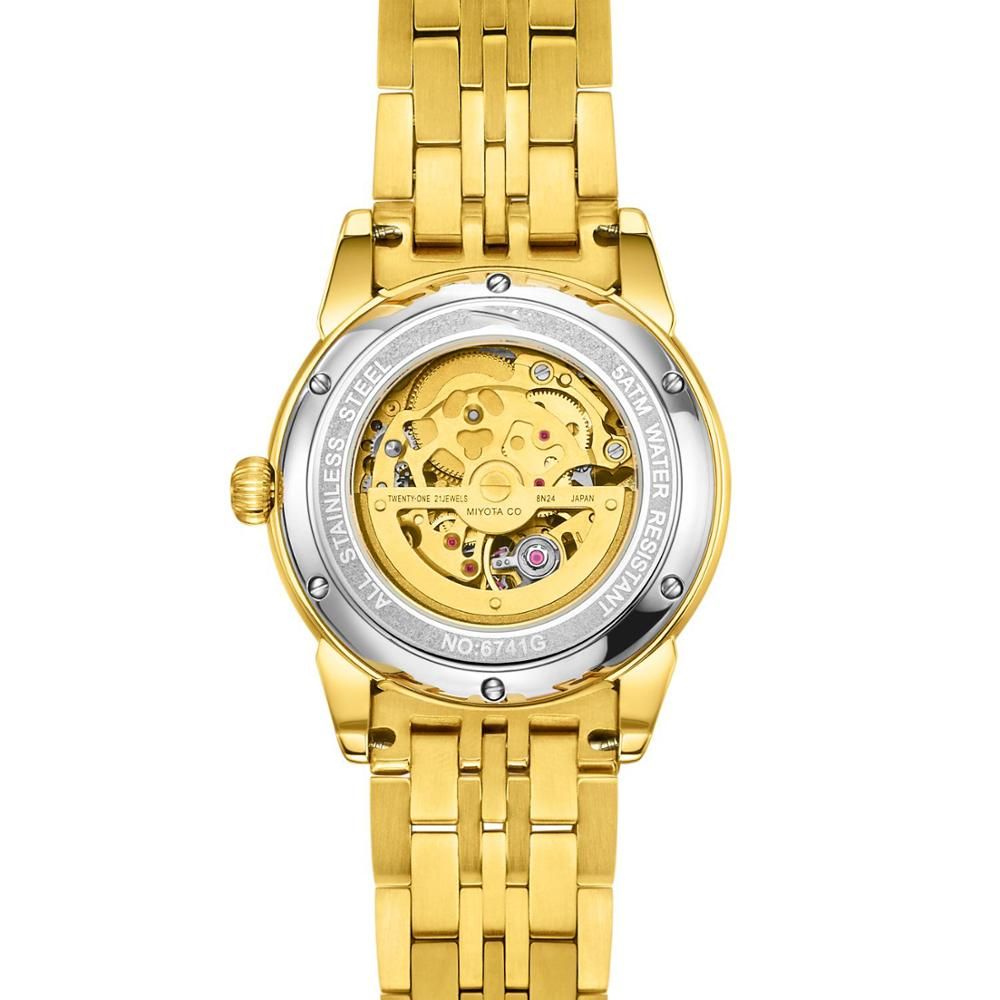 Luxury Japan 8N24 Mechanical Movement Stainless Steel Watch Men Fashion ...