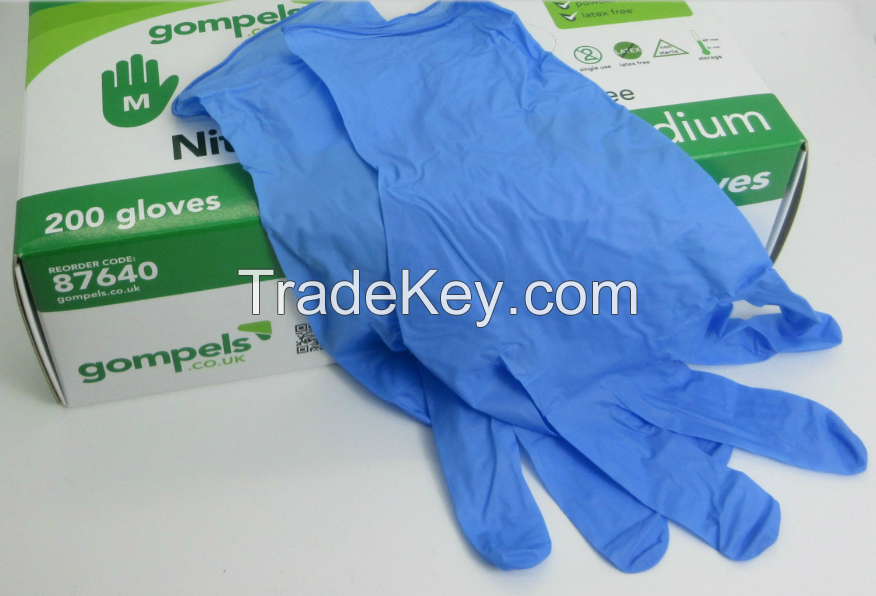 TOP GLOVE Malaysia Disposable Food Grade Nitrile Gloves With Finger ...
