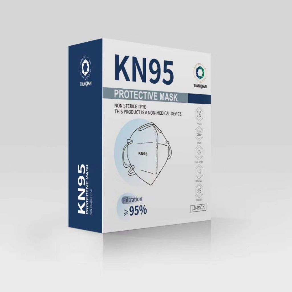 KN95 Face Mask By TianQian Medical Technology Co; Ltd, China