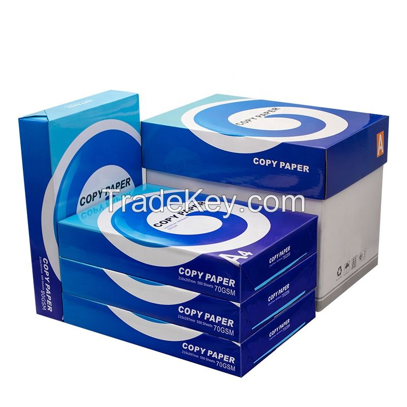 OEM 70GSM 75GSM 80GSM 100% Pulp A4 Paper Copier 500 Sheets/Ream - 5 Reams/Box A4 Copy Paper By ...
