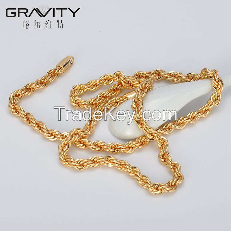 New 2017 indian dubai statement jewelry men fashion simple 18K 24K gold ...