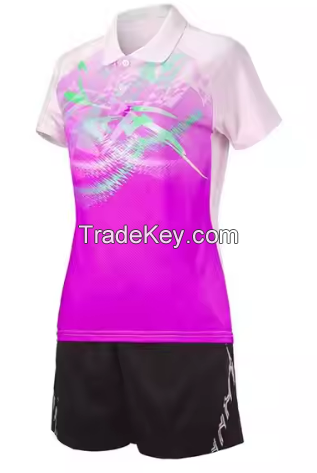 custom cheap sublimation badminton uniforms men's badminton uniforms ...