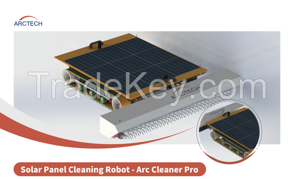 Solar Panel Cleaning Robot - Arc Cleaner Pro By ARCTECH,