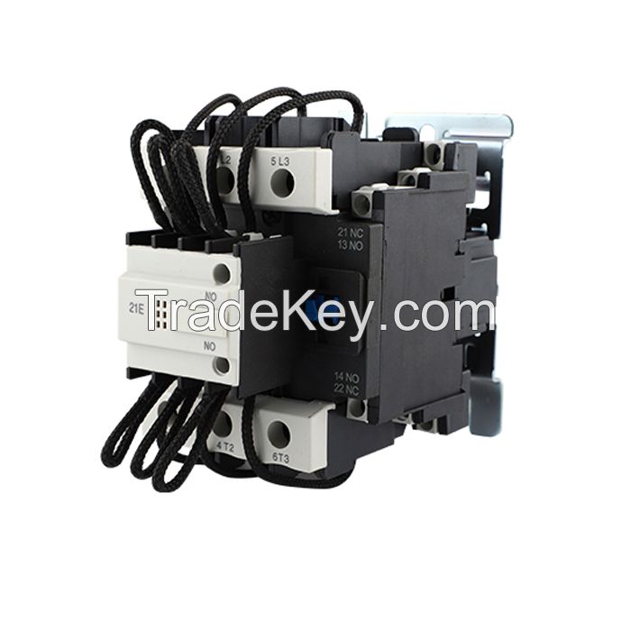 CJ19 Changeover Capacitor Contactor 25A-115A 24V-660V for Power Factor Correction, Surge ...