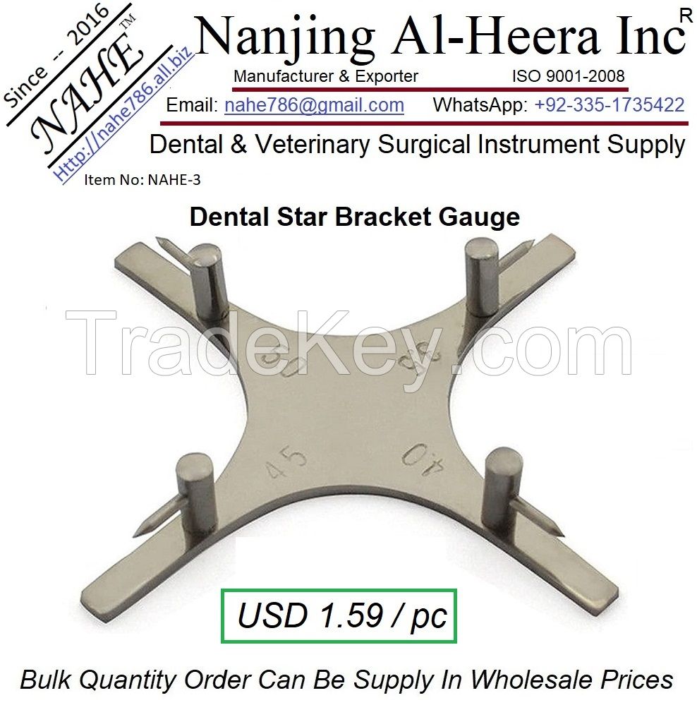 Bracket Positioning Boone Star Gauge Ortho Dental Stainless Steel By ...