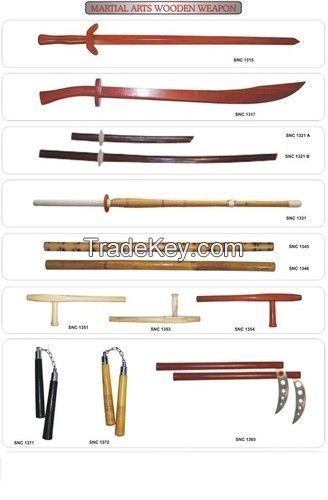 wood escrima stick martial arts training sticks By Naqqash Sports, Pakistan