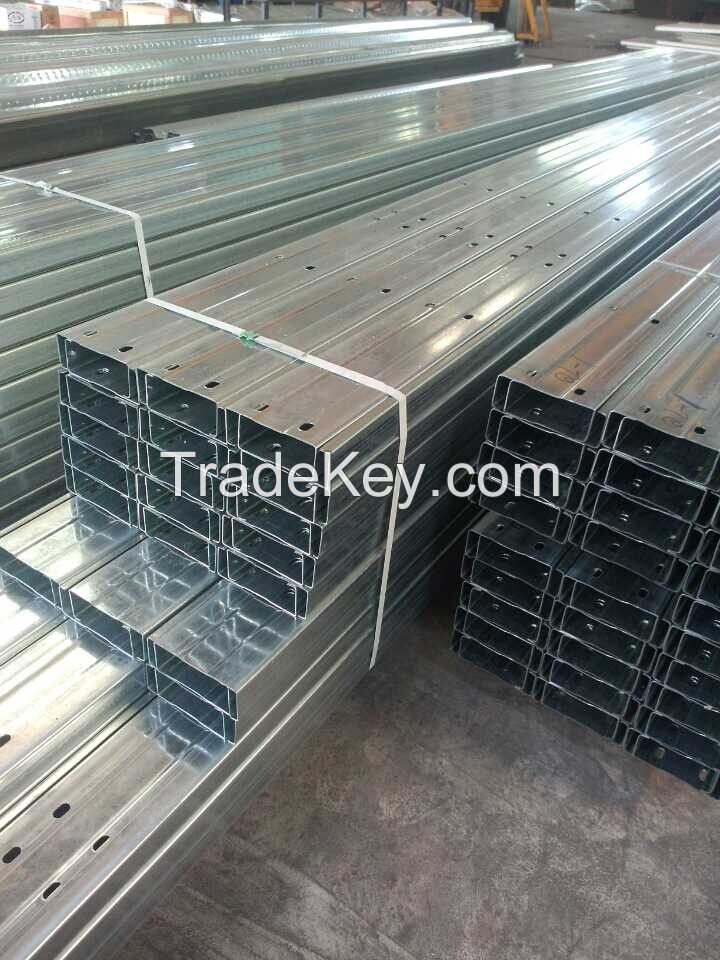 hot dip galvanized steel purlins c channel purlin By RICH PLUS (XIAMEN ...