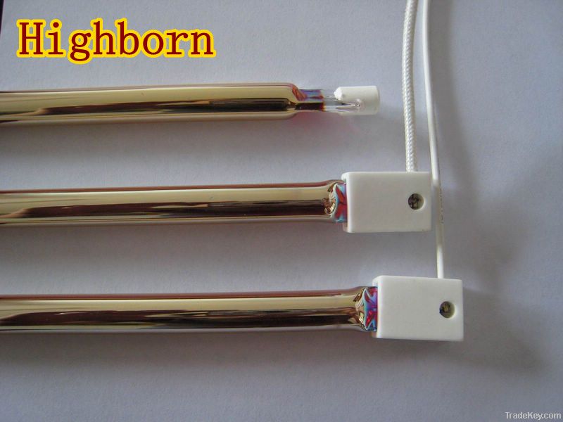 Gold coated Infrared Quartz Tube By Lianyungang Highborn Lighting ...