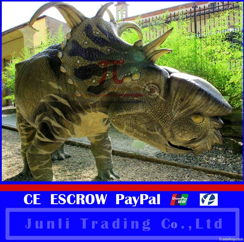 Realistic Animatronics Pachyrhinosaurus In Dinosaur Theme Parks Of Pac ...