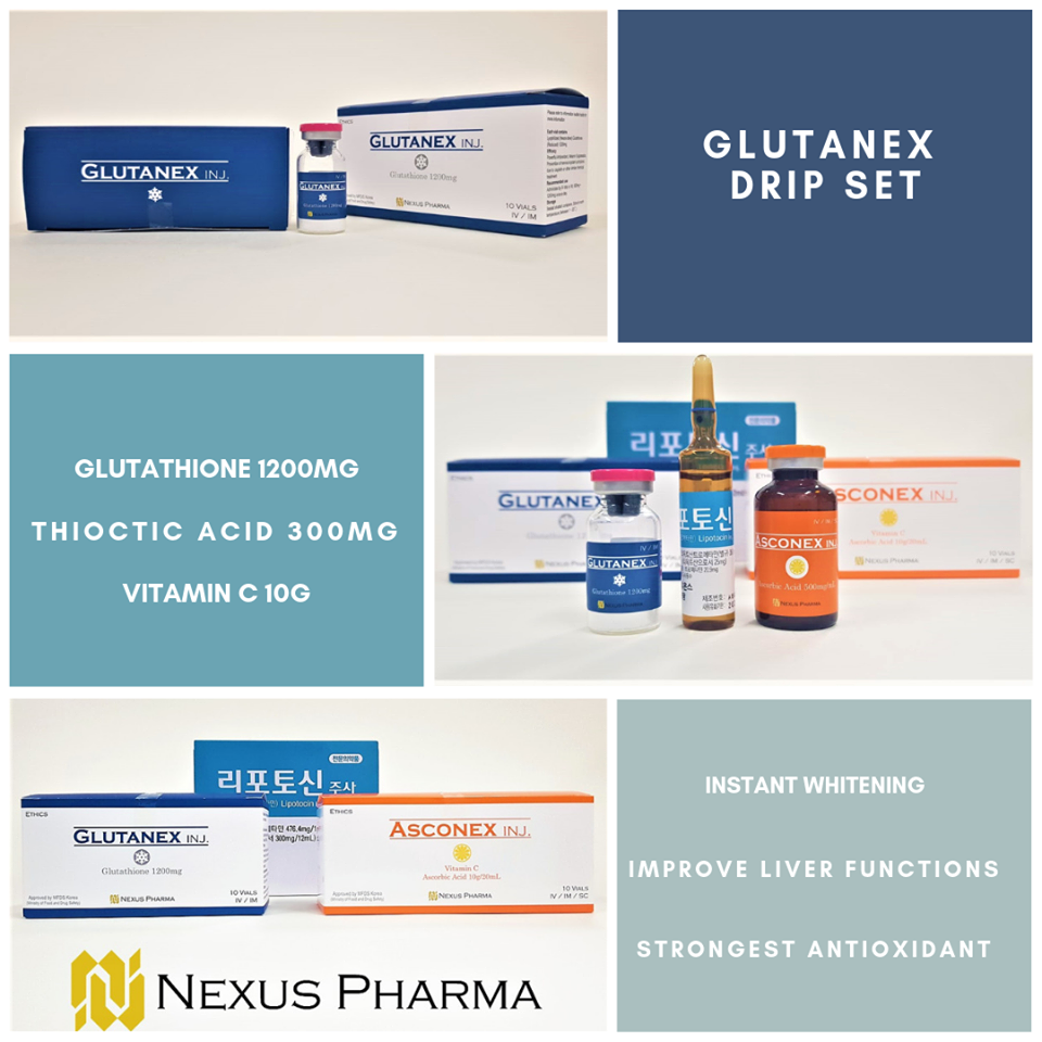 Glutanex Drip (Snow White Set) By Nexus Pharma Co., Ltd, South Korea