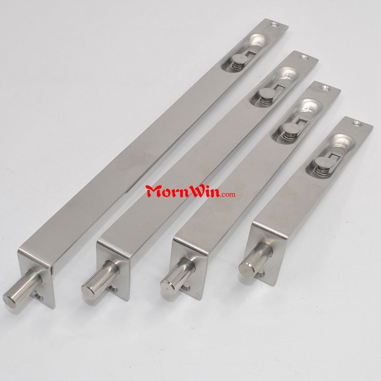 L type 304 Stainless steel 6 Inch Latch Lever Action Flush Slide Door ...