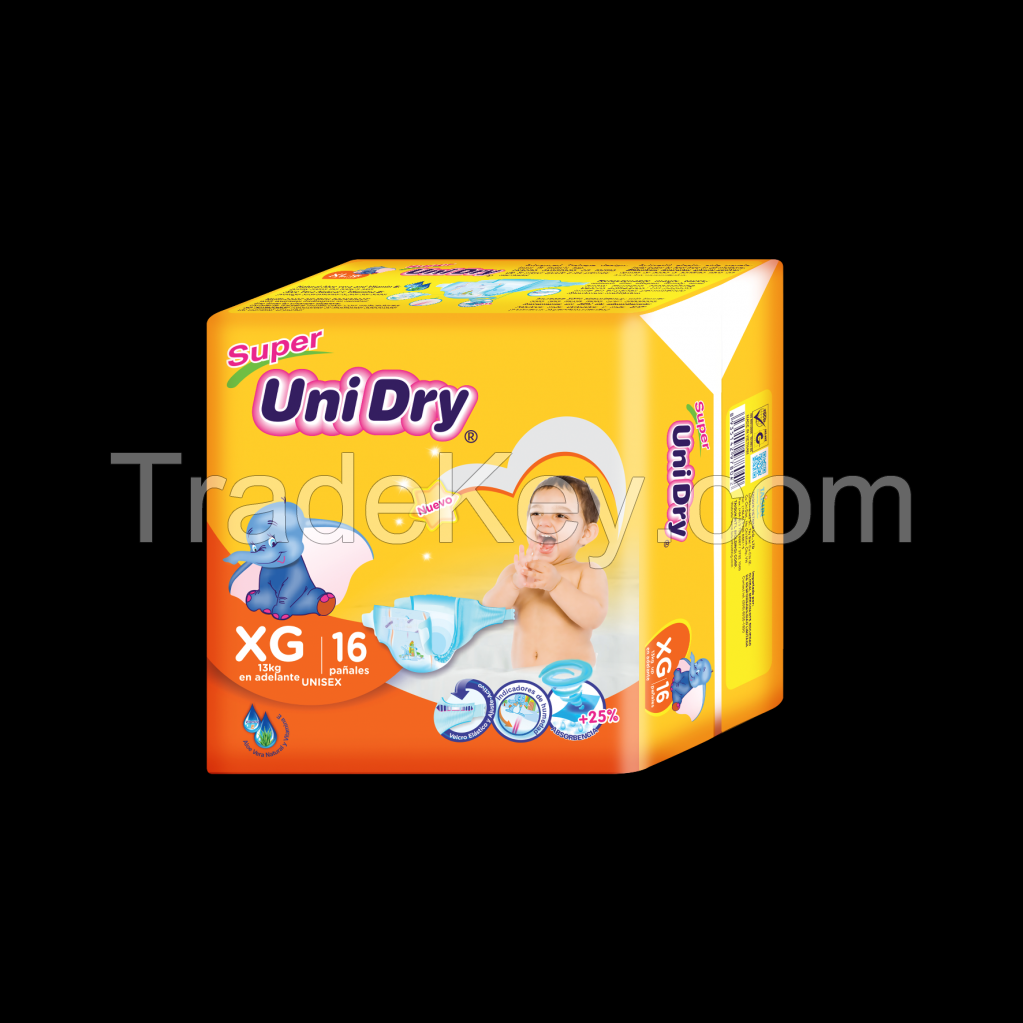 SUPER UNIDRY BABY DIAPERS, UNISEX HIGH QUALITY, GOOD PRICE MADE IN ...