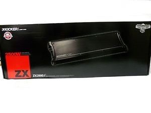 Kicker ZX2500.1 2500W RMS Class D Monoblock ZX Series Car Amplifier By ...