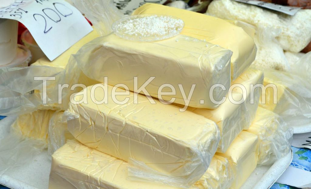 GRADE-A HIGH SALTED AND UNSALTED BUTTER 82%,UNSALTED LACTIC BUTTER PURE ...